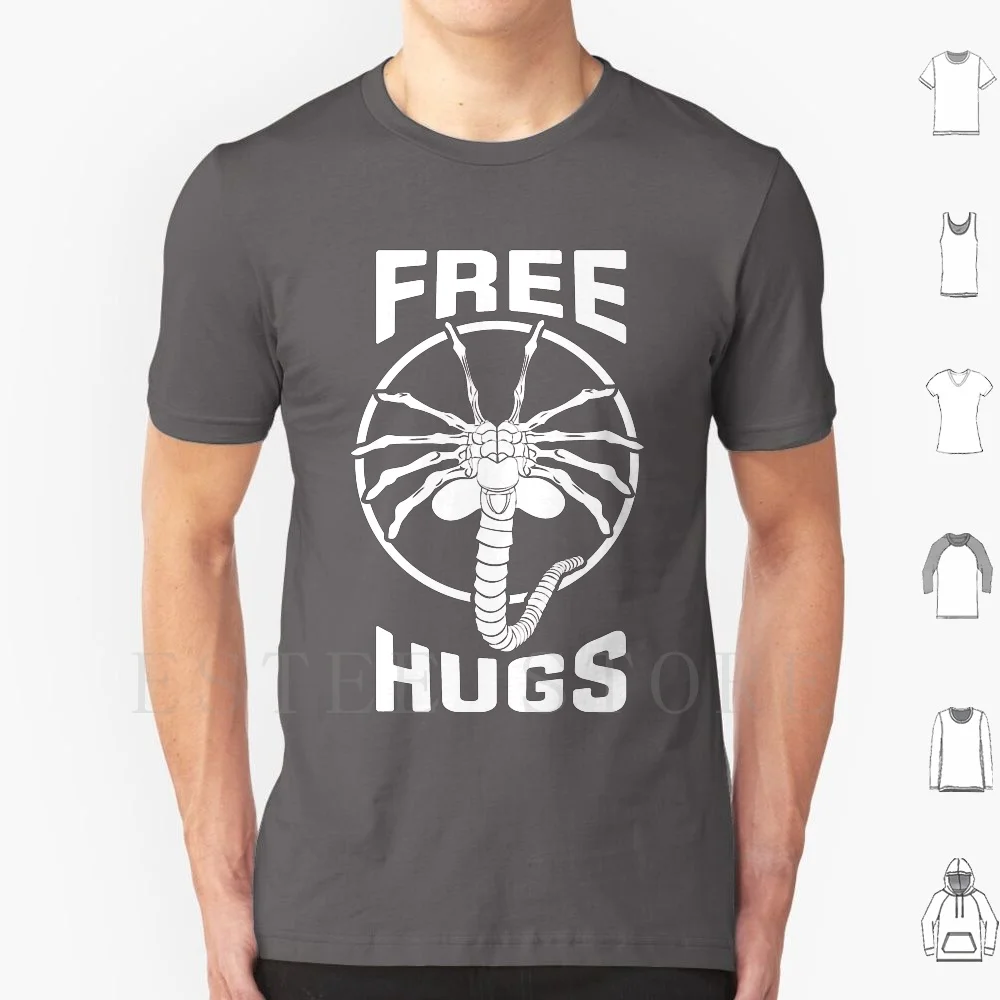 Livre-facehugger-abra-os-t-camisa-impress-o-algod-o-xenomorph-ellen ...