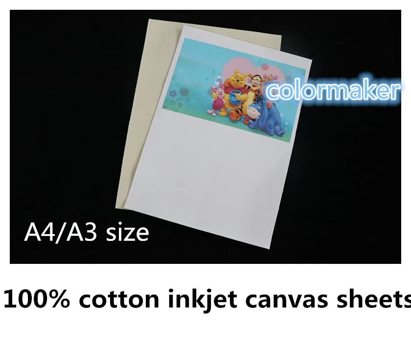 A4-Matte-surface-inkjet-printable-cotton-canvas-sheets-for-inkjet ...