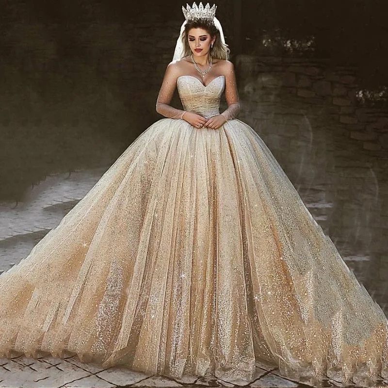 Bling Princess Wedding Dresses