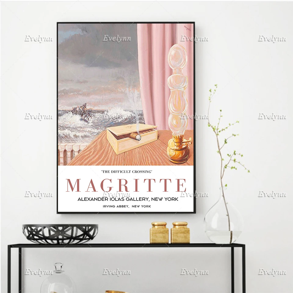 The Difficult Crossing Rene Magritte