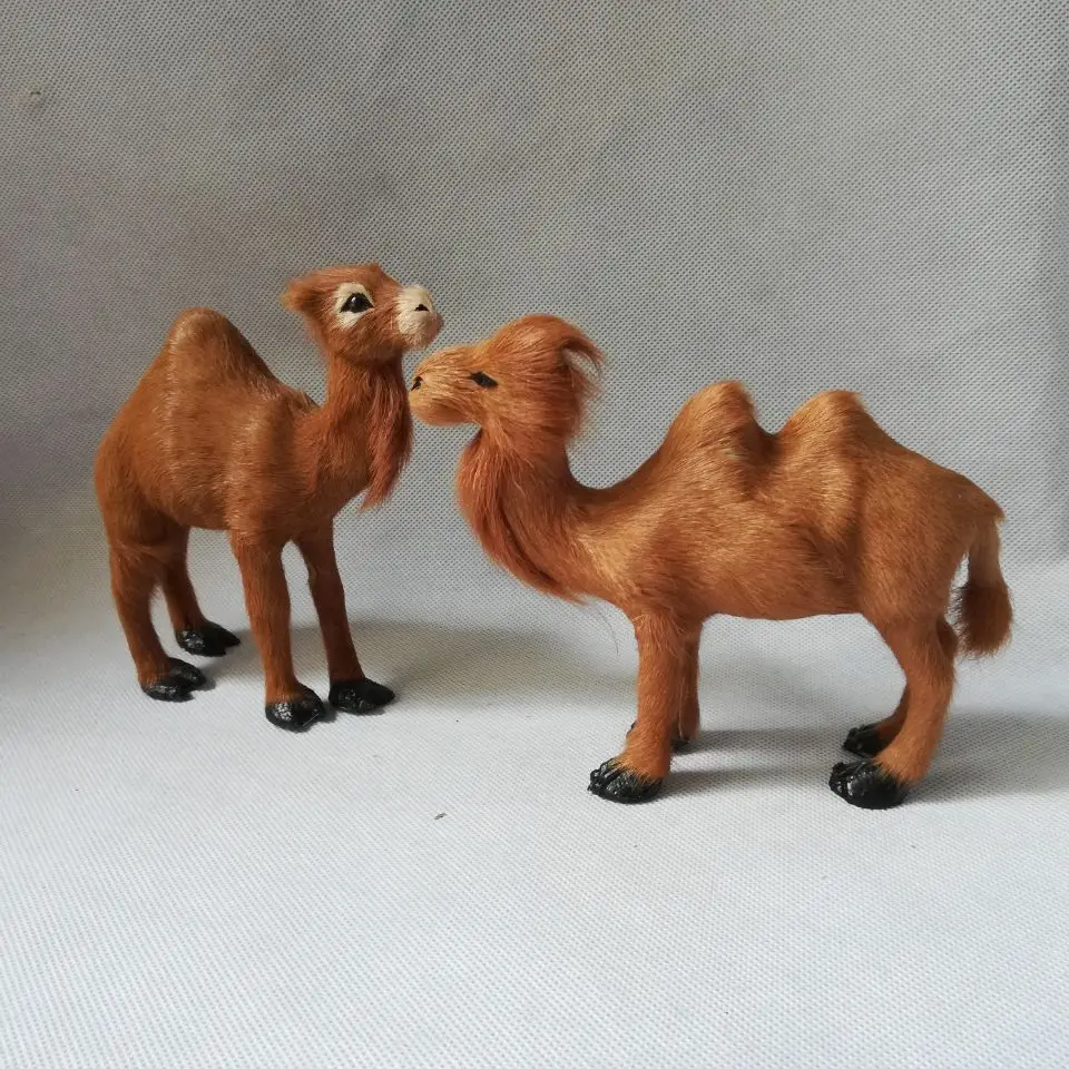 lifelike-camel-toy-polyethylene-furs-hard-model-handicraft-Dromedary-or ...