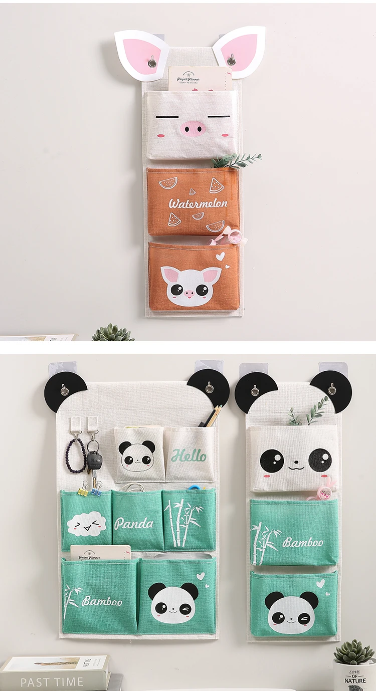 Accroche-sac,Sacs de rangement pour porte murale de placard, sacs de ...