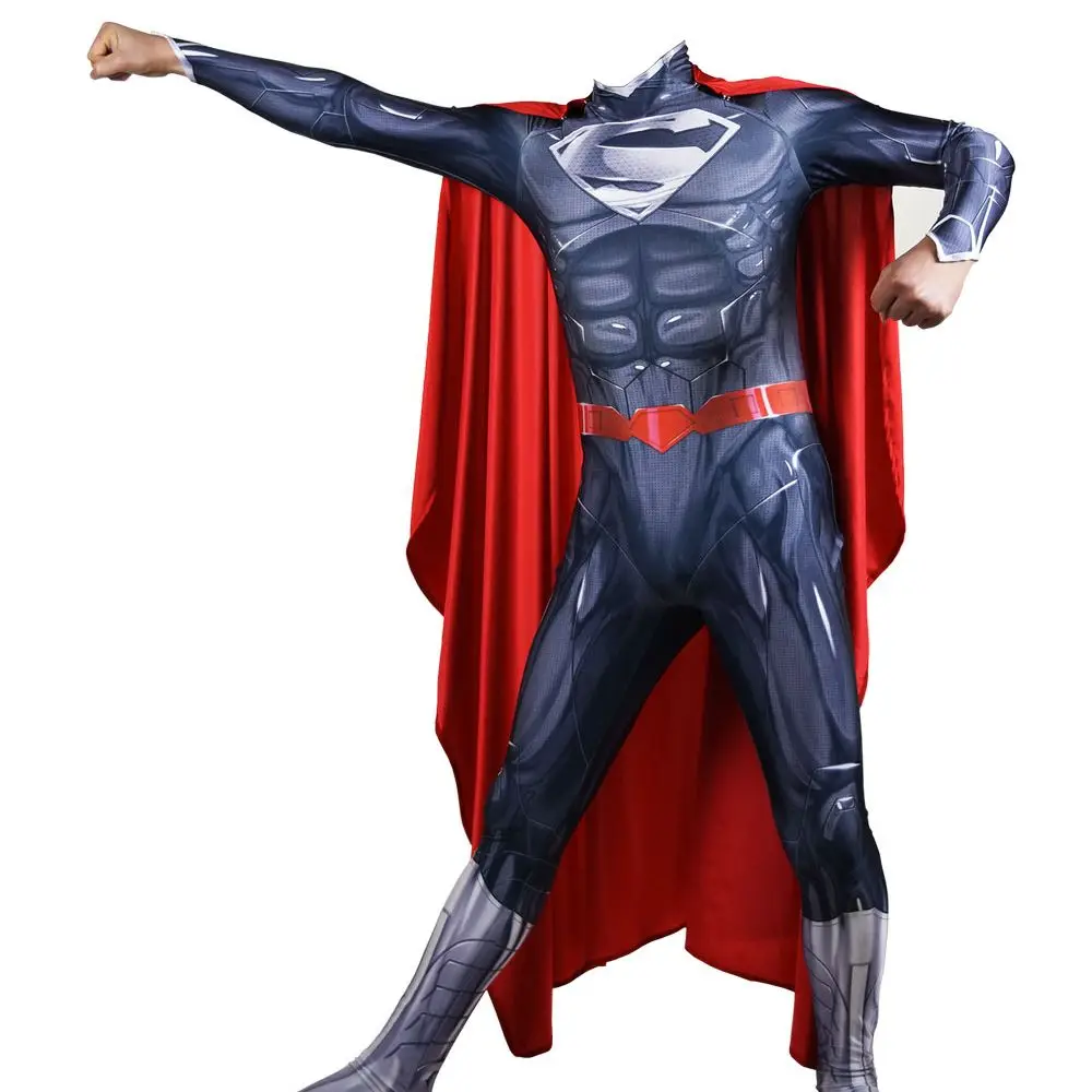 Black Superhero Cosplay Costume For Men - AllCosplay.com