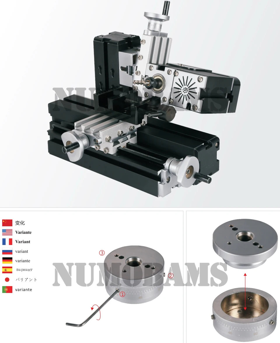 Numobams TZ20005MM Metal Milling Machine - Precision and Power in a ...