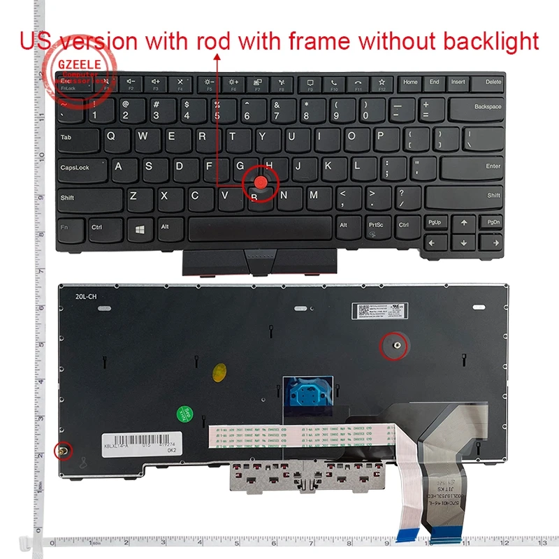 Us New Laptop Keyboard For Lenovo Thinkpad L14 L15 T14 T15 E15 R15 E14 ...