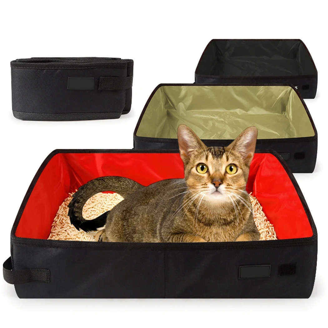 Legendog Oxford Cat Litter Box Pet Portable Collapsible Waterproof ...