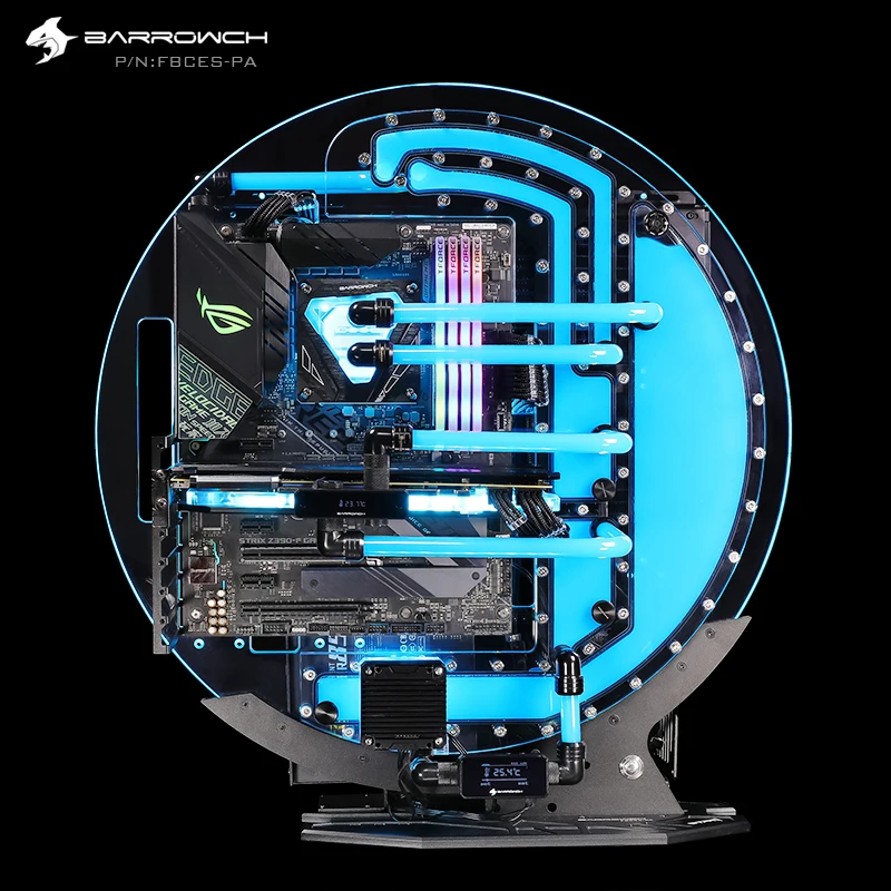 Barrowch-MOD-Case-Kit-Circular-water-cooling-Chassis-kit-Compatible ...
