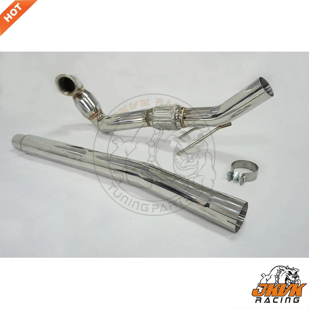 JKVK-RACING-3-76mm-Stainless-Steel-200-Cell-Catalyst-Turbo-Downpipe-For ...