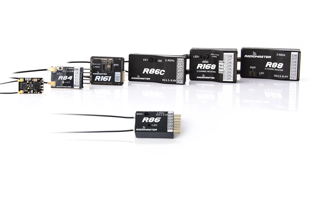 New RadioMaster R81 R84 R86 R86C R88 R161 R168 2.4GHz Over 1KM SBUS ...