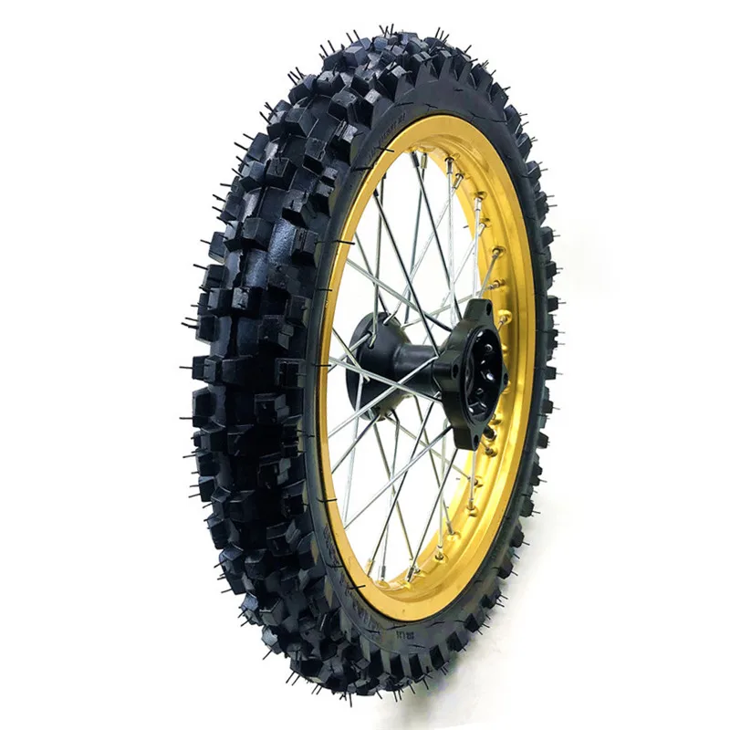 Front-14inch-Pit-Bike-wheels-GuangLi-60-100-14-Tyre-Aluminum-Alloy-Rims ...