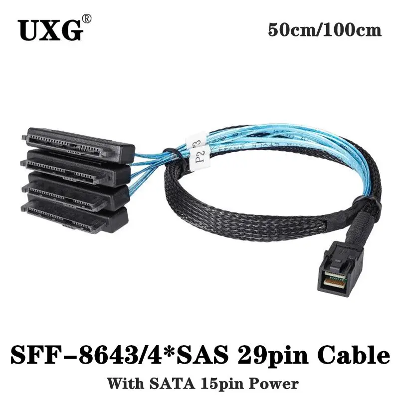 SFF-8643-to-SFF-8482-Cable-Internal-HD-Mini-SAS-SFF8643-Host-to-4x29Pin ...