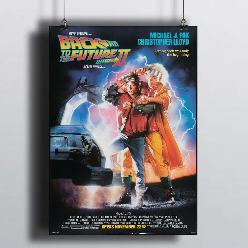 Back To The Future Movie Poster High Resolution