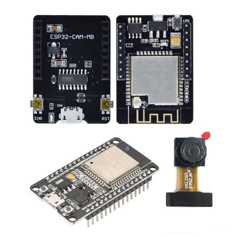 Aokin Módulo de ESP32 CAM WiFi ESP32 serie A WiFi ESP32 CAM, placa de desarrollo 5V Bluetooth ...