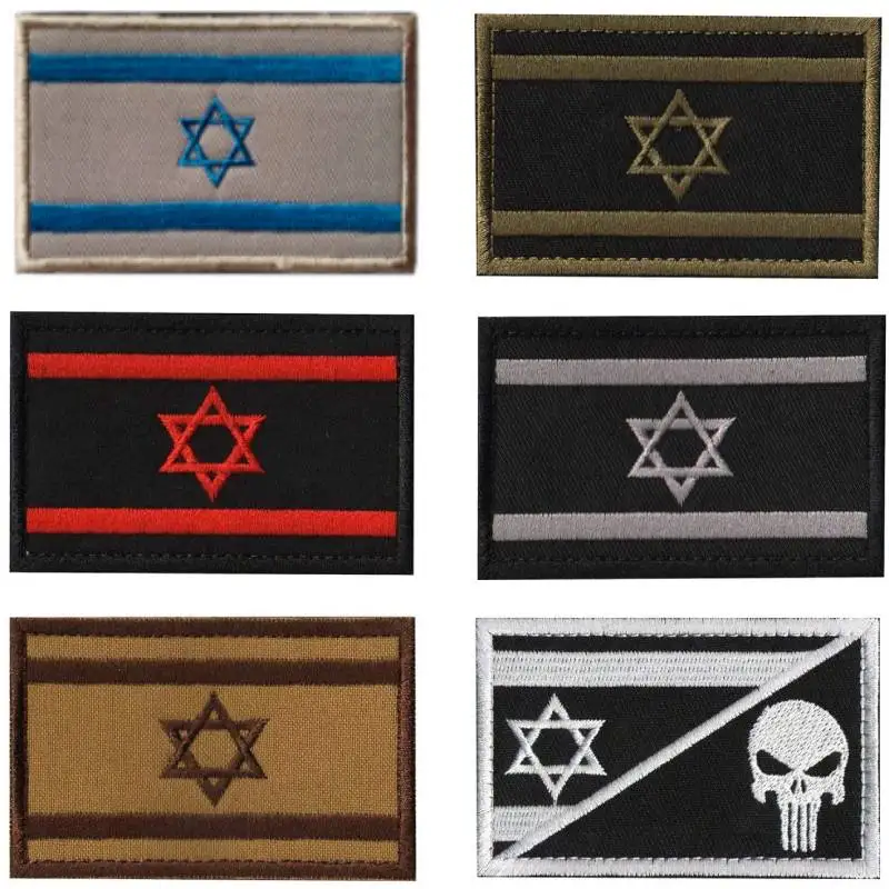 3pcs-Israel-Flag-Tactical-Military-Armband-Patch-Embroidery-Tactical ...