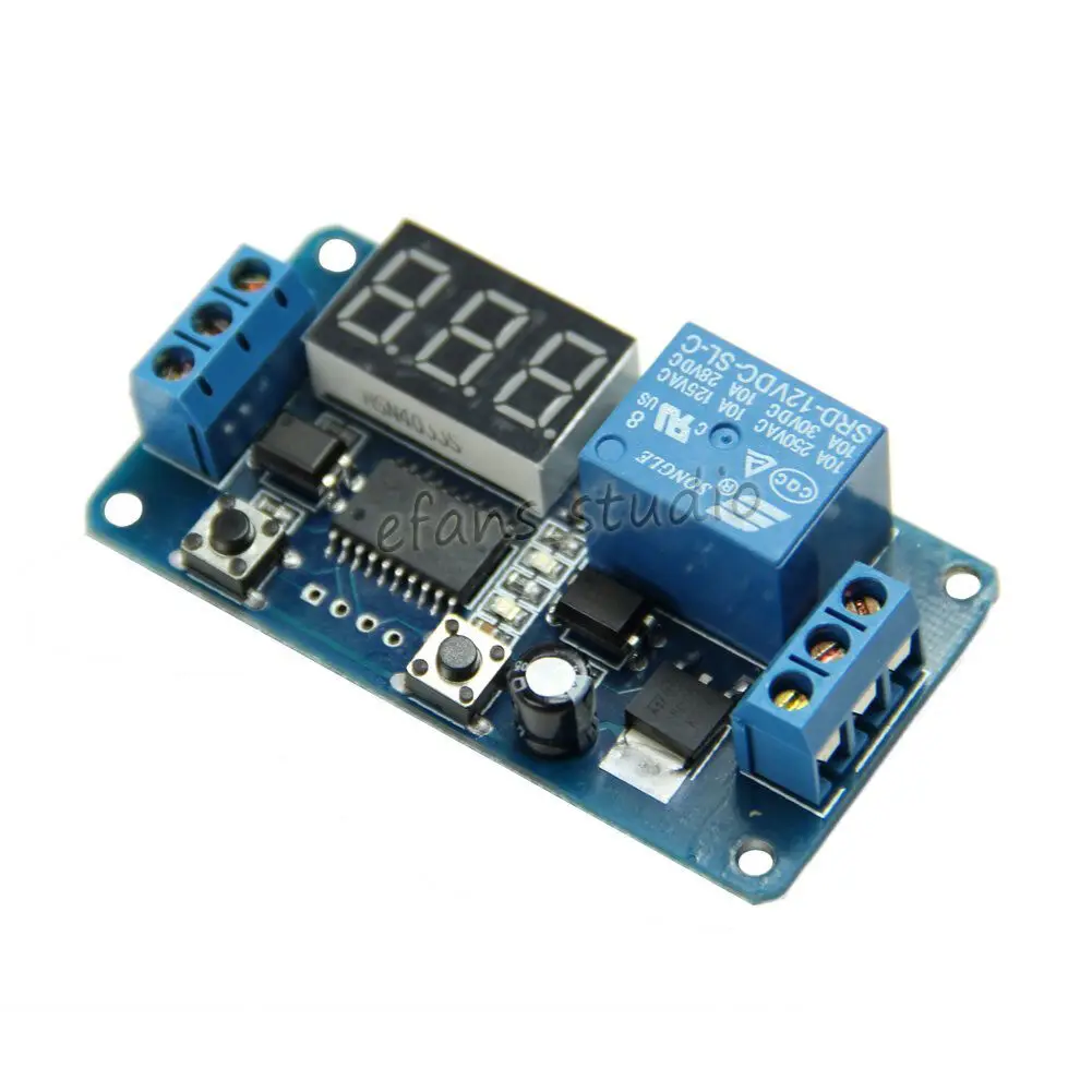 DC-5V-12V-LED-Display-Time-Delay-Turn-off-on-Control-Switch-0S-999S ...