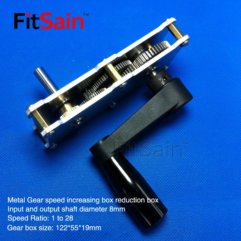 FitSain-Metal-Gear-Reducer-speed-up-box-accelerator-large-torque ...