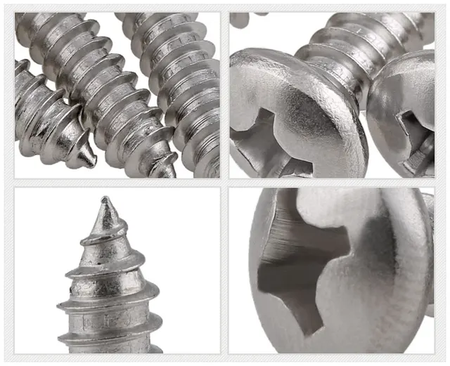 Plastic Screw 410 Stainless Steel Thread Rolling Screw For Plastic ...