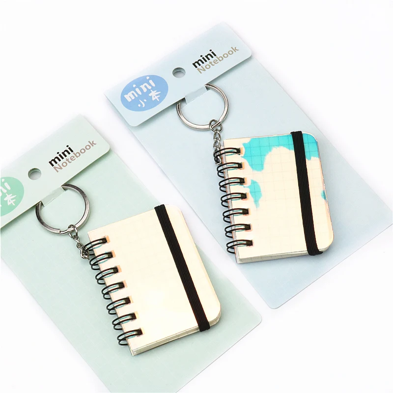 CARNET DE NOTES,Autre--Mini carnet de notes mignon avec porte clés ...