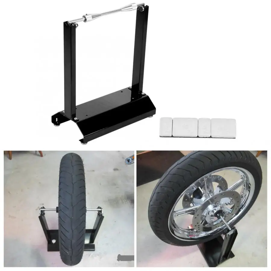 Motorcycle Wheel Balancer Balancing Stand Maintenance Rack Wheel ...