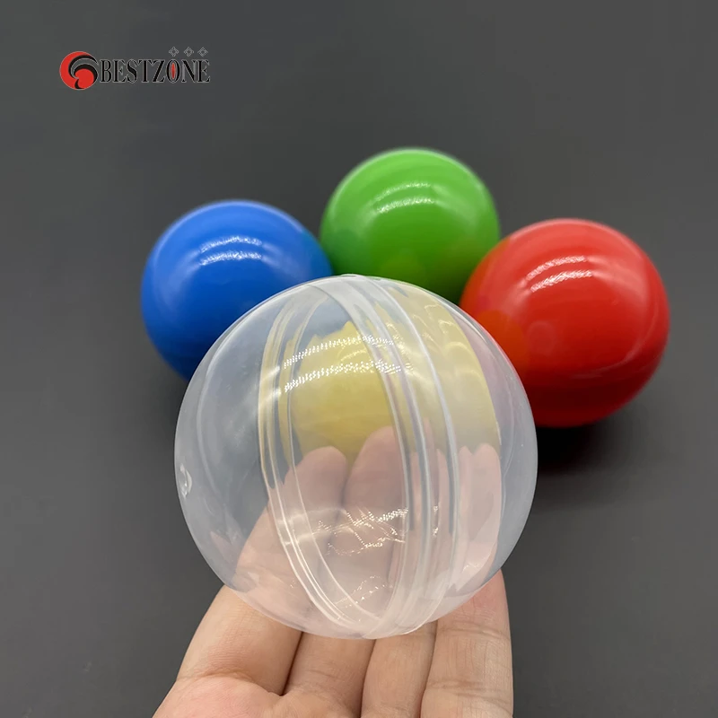 5/20/50/100pcs D60mm Mixed Color Plastic Surprise Balls Toy Capsules ...
