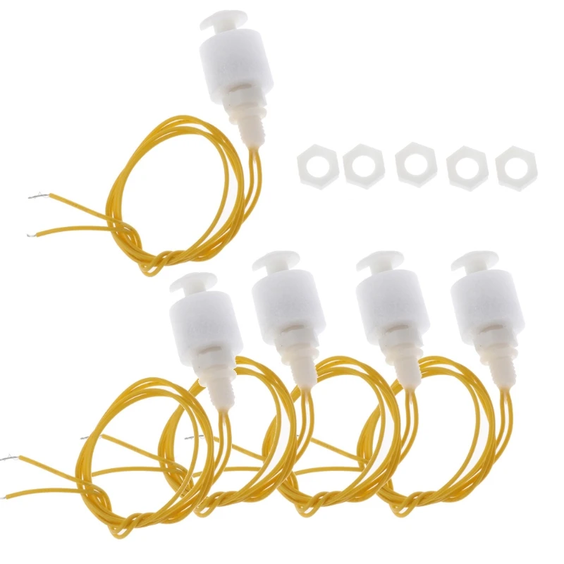 New-5Pcs-Water-Level-Sensor-Vertical-Float-Switches-Flow-Measuring ...
