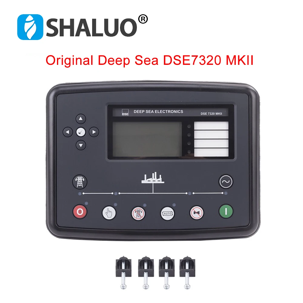 Original Deep Sea DSE7320 MKII Diesel Generator Controller Panel LCD Display Auto Start Remote ...