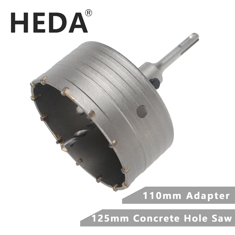 HEDA-125mm-Concrete-Tungsten-Carbide-Alloy-Core-Hole-Saw-SDS-PLUS ...