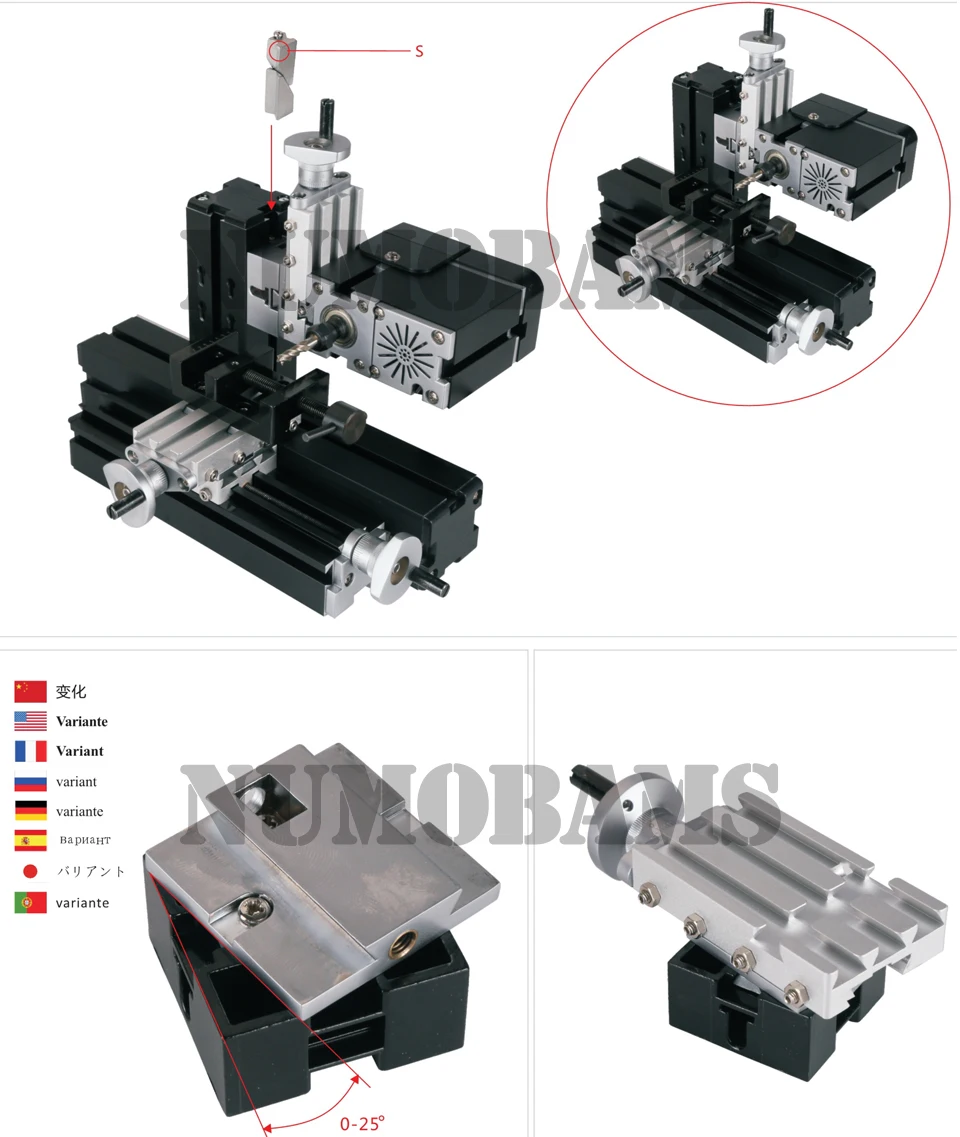 Numobams TZ20005MM Metal Milling Machine - Precision and Power in a ...
