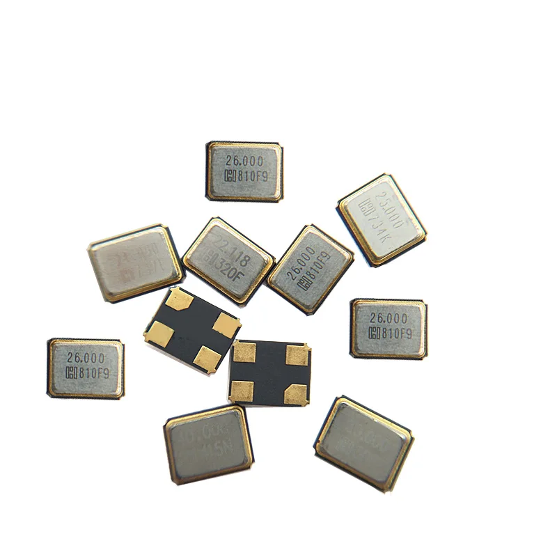 10PCS 3225 5032 7050 Metallo SMD 4pin 4M 6M 8MHZ 10MHZ 11.0592MHZ 12MHZ ...