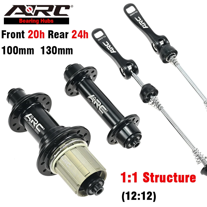 Arc Ultralight Road Hub 280g 1:1 Struction V Brake Bearing Hub Front ...