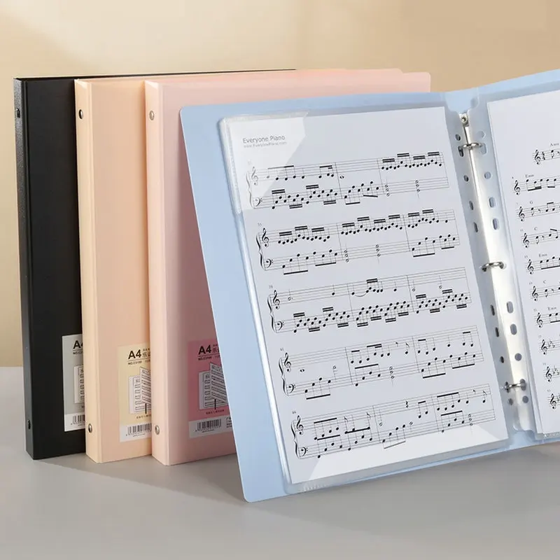 Student-Piano-Music-Binder-A4-Music-Sheet-Document-Folder-Transparent ...