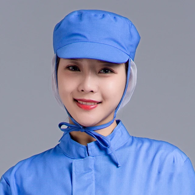 Women Men Mesh Visors Caps Chef Waiter Work Wear Hat Kitchen Restaurant ...