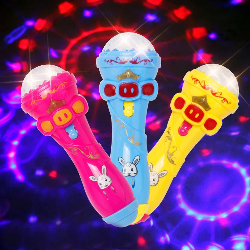 Kids Microphone Music Toys Music Singing Toys With Colorful Lighting ...