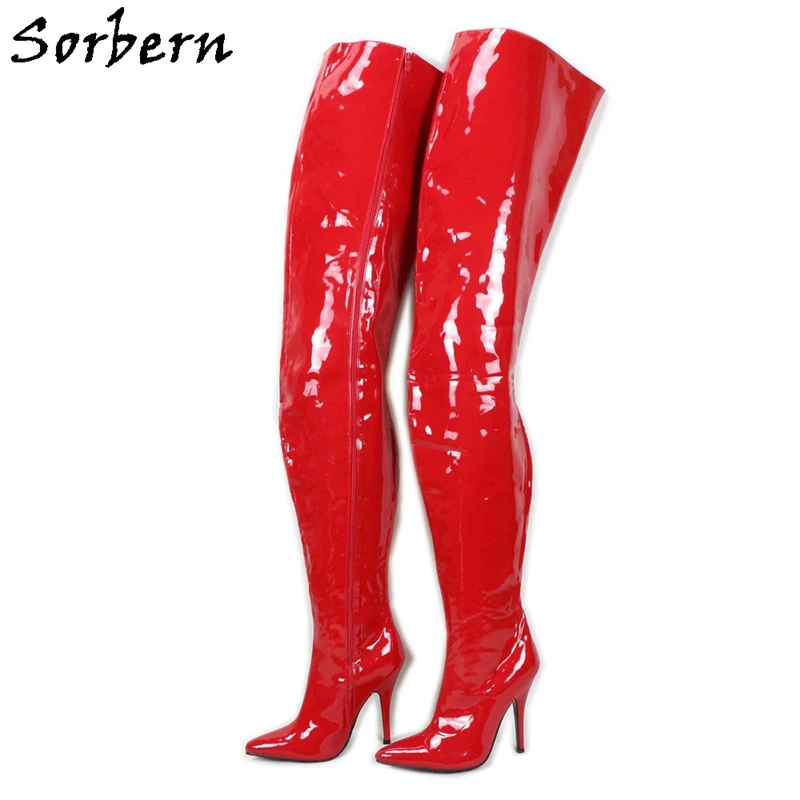 Sorbern 90Cm Extreme Long Boots Thick Lining Crotch Thigh High Boot ...