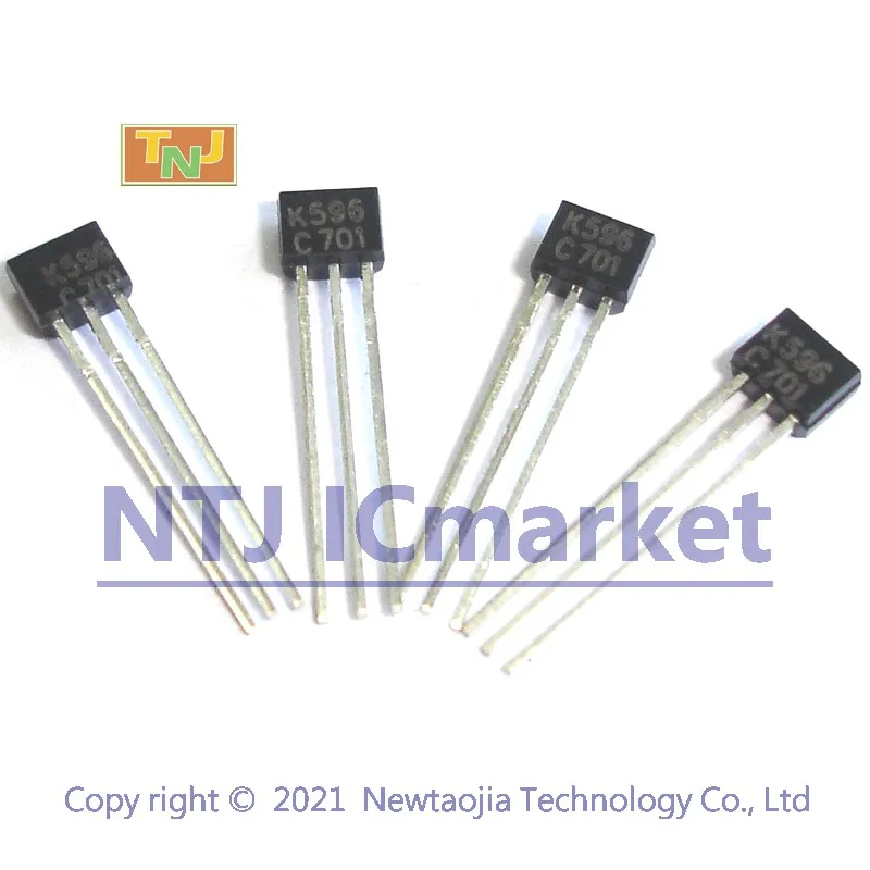 10 PCS 2SK596-C TO-92S K596C K596 N-Channel JFET Capacitor Microphone ...