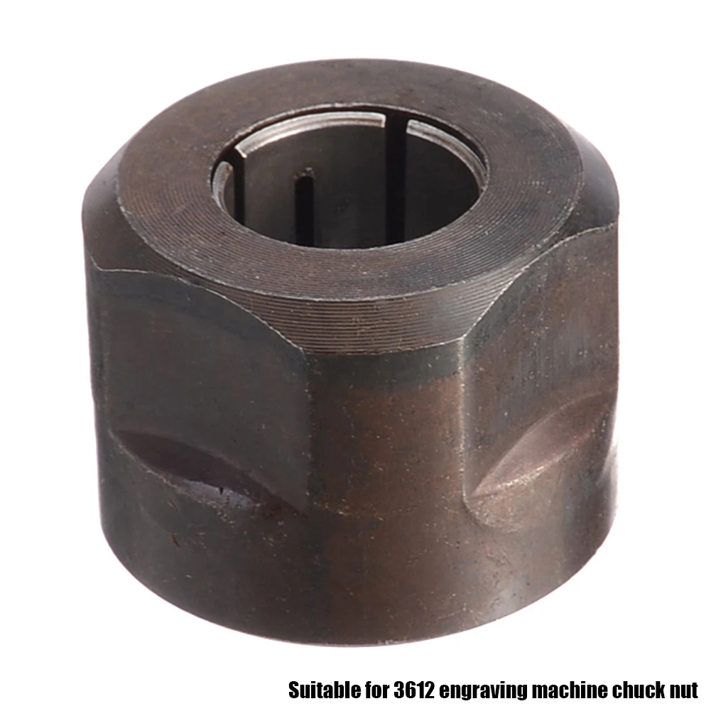 12.7mm 1black Metal 1/2" Collet Nut Plunge Router Parts For 1makita ...