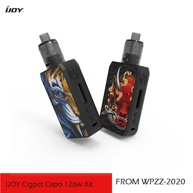 Original IJOY Cigpet Capo 126W Box Mod Electronic Cigarette Powered By ...