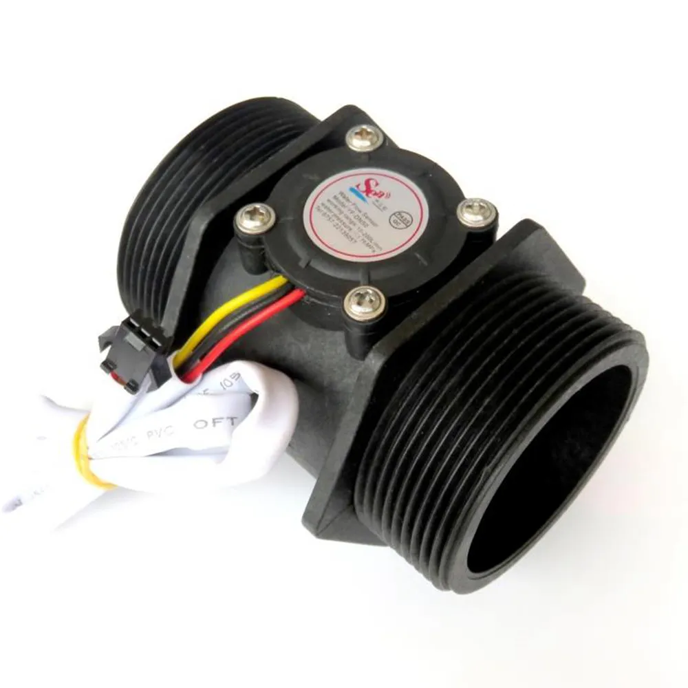 YF DN50 G2" DN50mm Hall Water Flow Sensor Turbine Flow Meter 10 300L ...