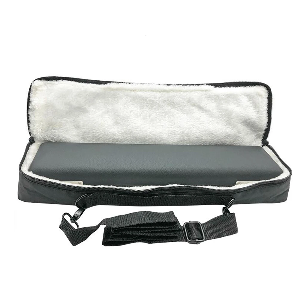 Nylon Flute Bag 17 Holes Flute Case Cover Carrying Bag Black Plushed ...