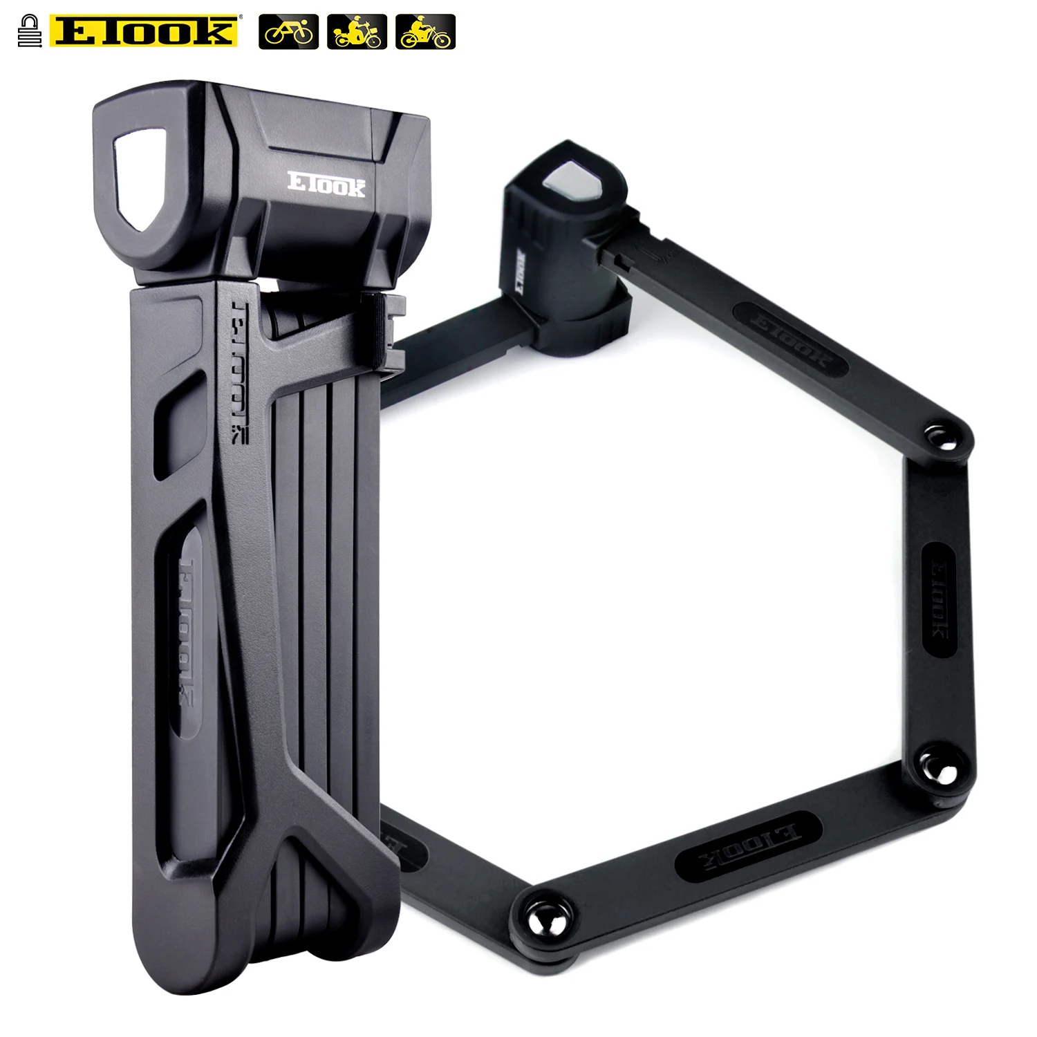 High Security Electric Bike Lock | Etook Folding Lock | Folding Bike ...