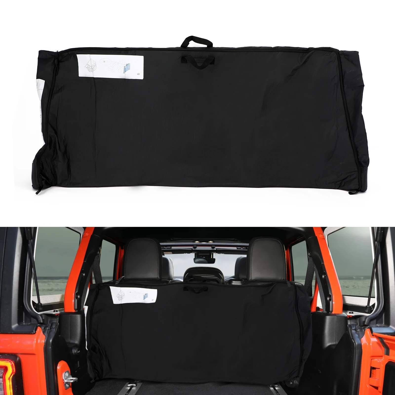 Areyourshop Soft Top Window Storage Bag For Jeep Wrangler Jl Jlu 2018 ...