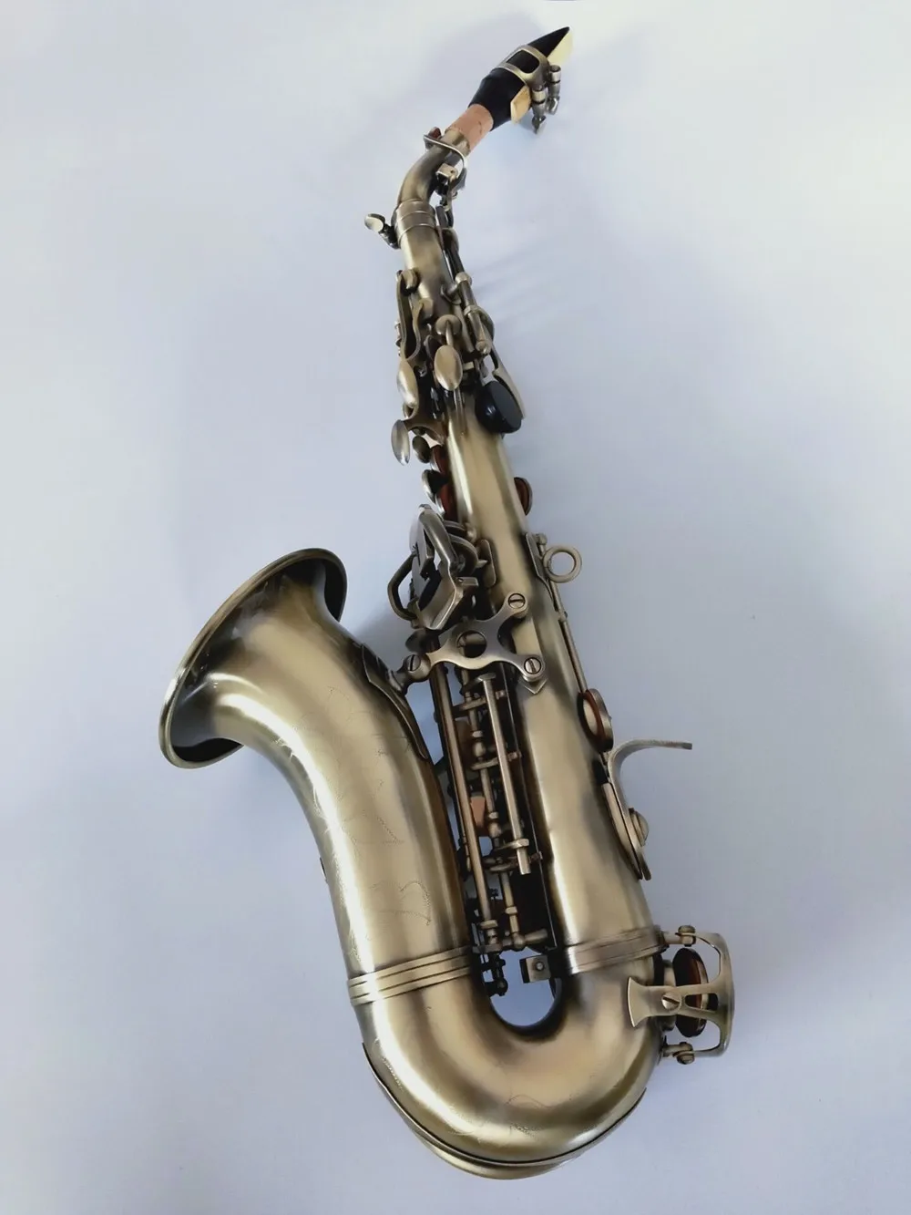 Hot Japan S 991 High quality New curved Soprano Saxophone instrument Bb ...