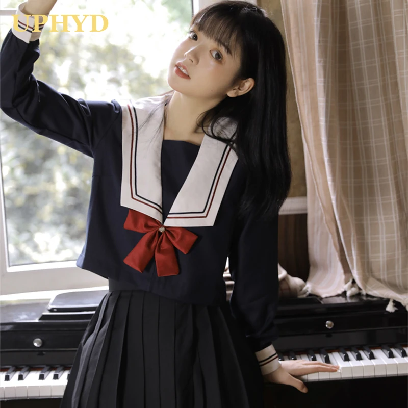 UPHYD Spring New Plus Size School Uniform Chorus Navy Sailor Uniforms ...