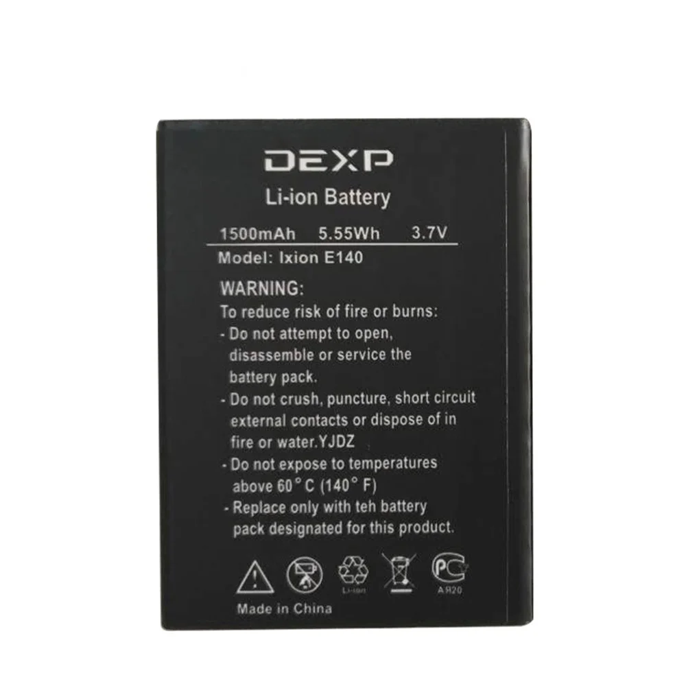 New Li ion Battery For DEXP Ixion E140 E 140 Mobile Cellphone Battery ...