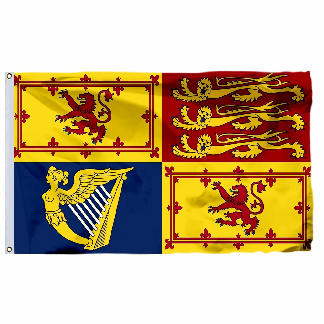 British-Royal-Standard-Scotland-Flag-90X150CM-3X5FT-Double-Stitched ...