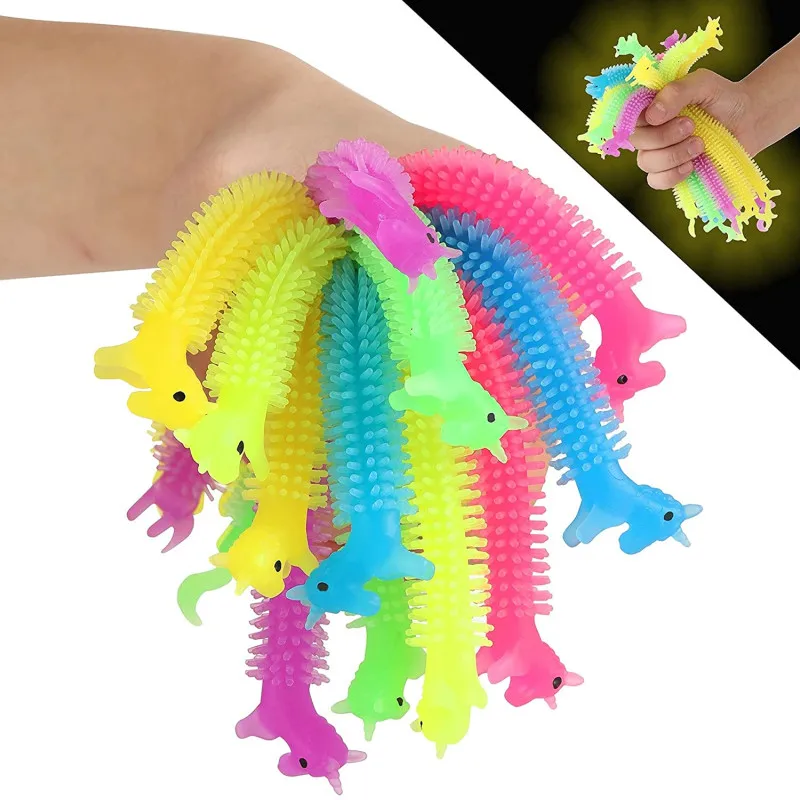 Fidget-Stretchy-Strings-Toys-Anti-Anxiety-Luminous-Sensory-Unicorn ...