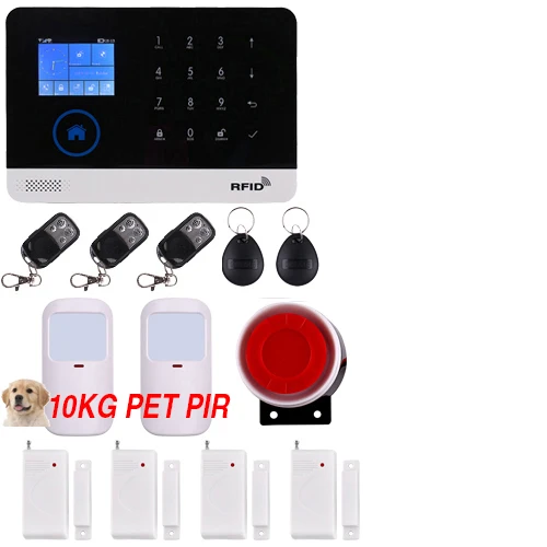 Беспроводная домашняя охранная Wi-Fi GSM GPRS Сигнализация приложение ...