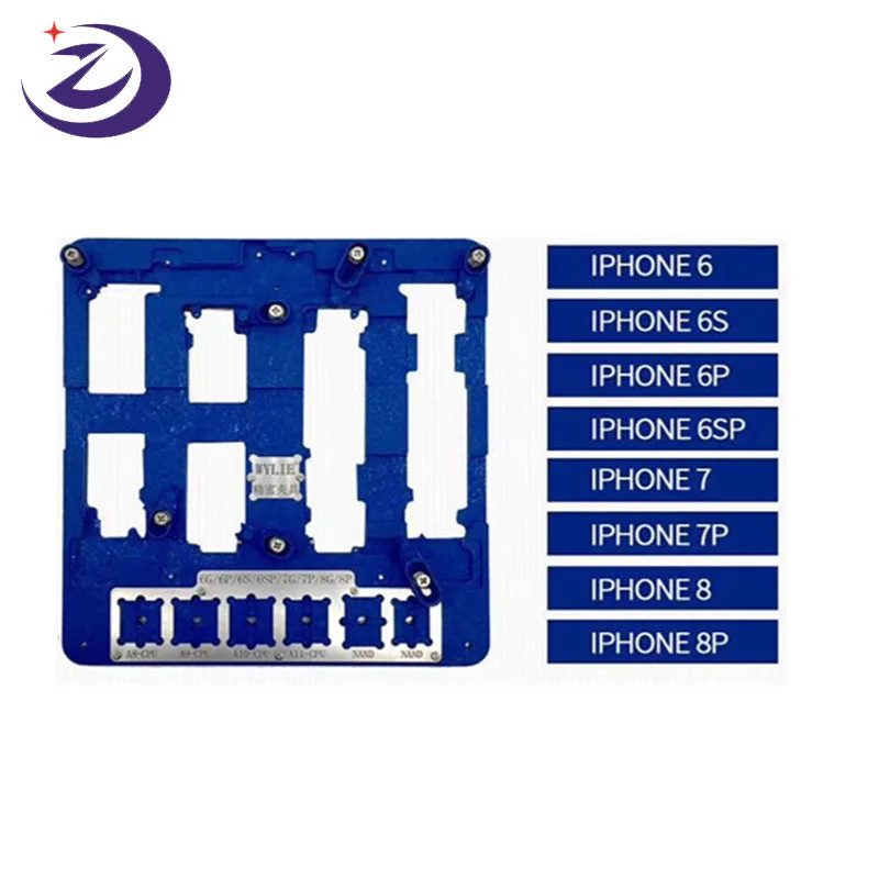 8ใน1 IPhone Mainboard ติดตั้งโทรศัพท์ซ่อมเมนบอร์ดติดตั้งสำหรับ IPhone 6 ...