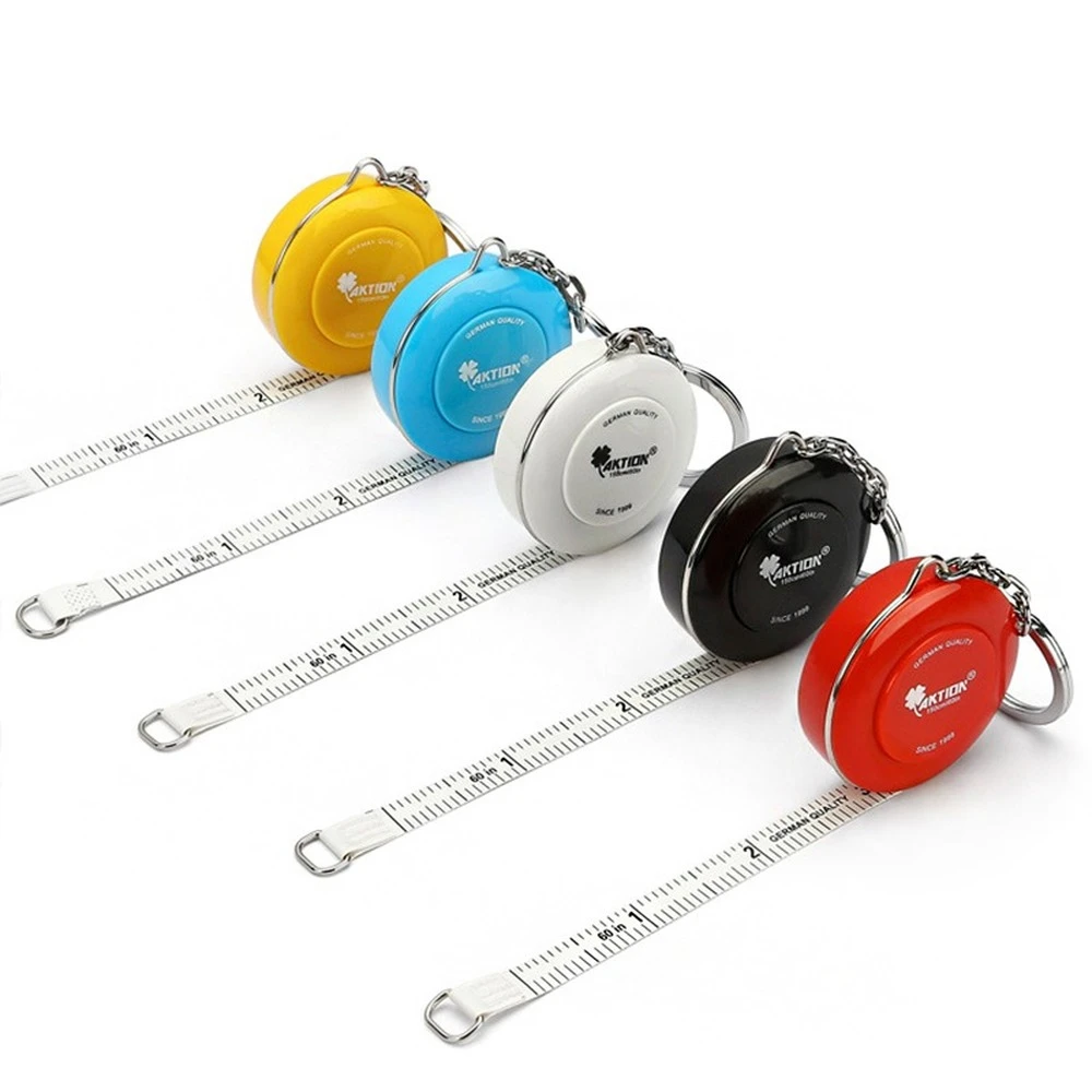 Retractable Tape Measure Keychain Key Ring | Keychain Mini Tape Measure ...