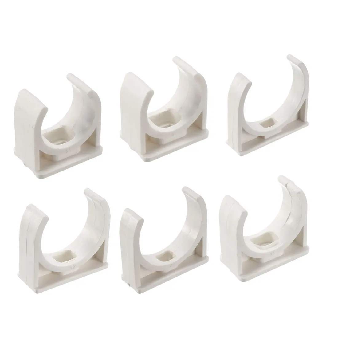 Uxcell 5-100pcs PVC Water Supply Pipe Clamp Clips Fittings Inner Dia ...